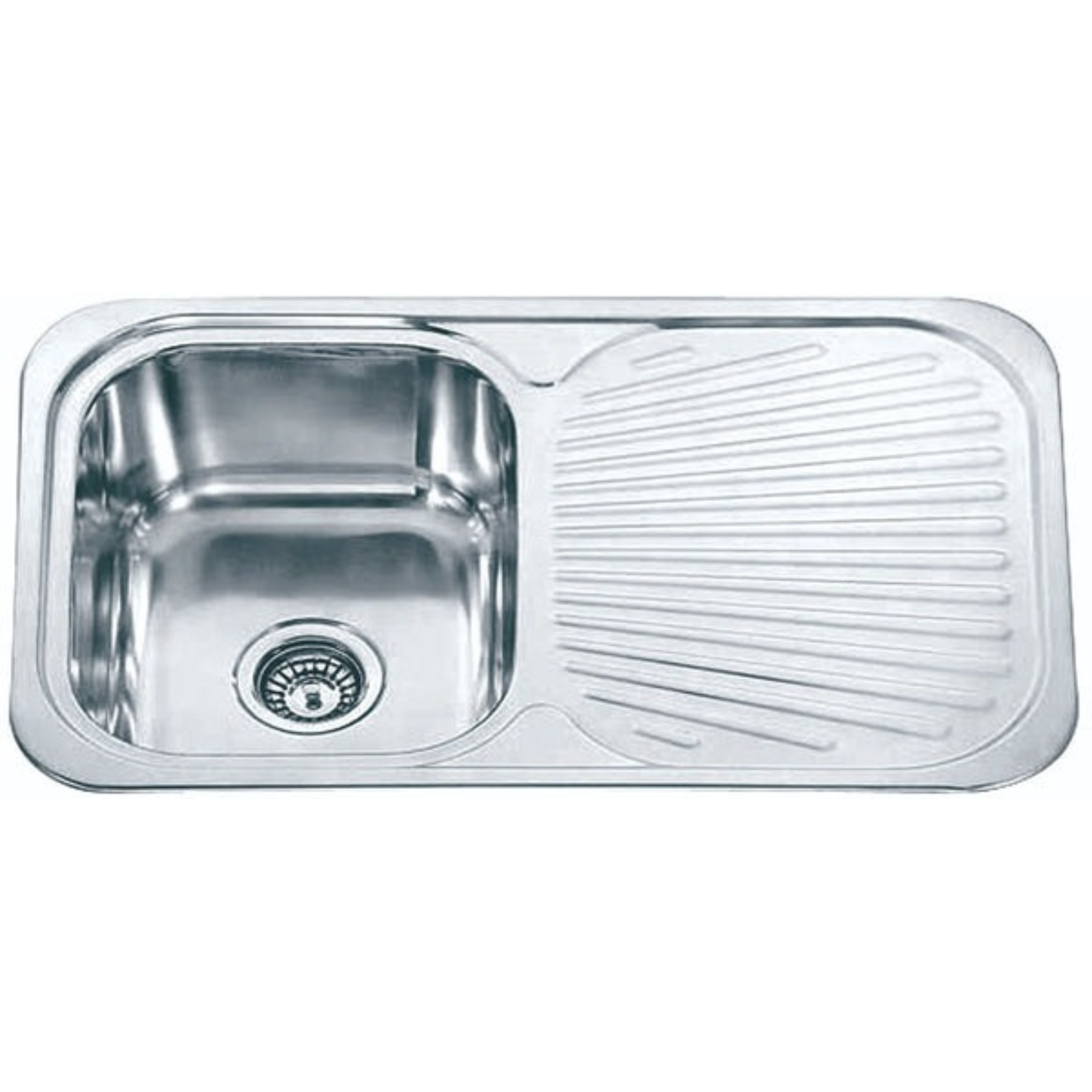 DANTE Single Bowl Sink with Tap Hole and Drainer - 148.00- Shop name ...